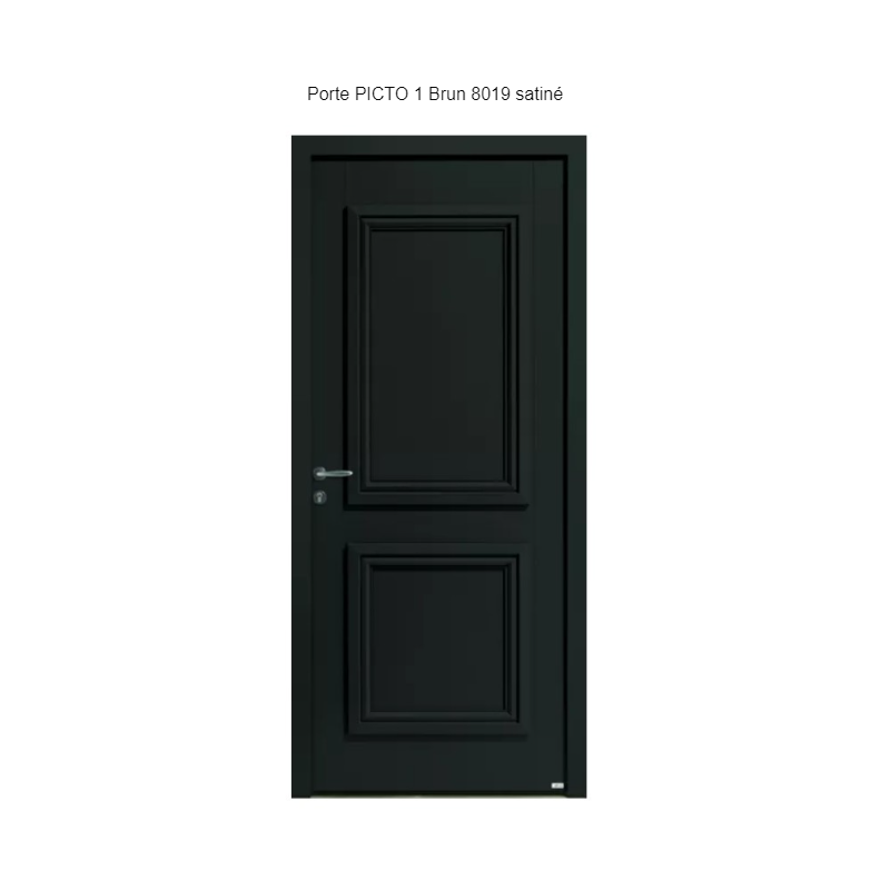 Porte d'entrée Alu Confort PICTO 1 - Atout Bat