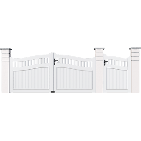 Portail PVC gamme Résidence - PORTO - Atout Bat