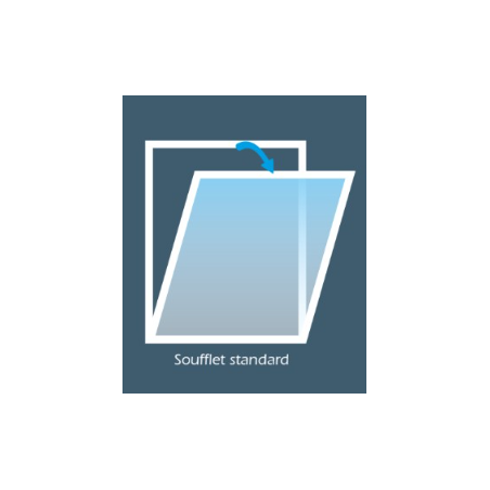 Fenêtre PVC Soufflet standard - Atout Bat